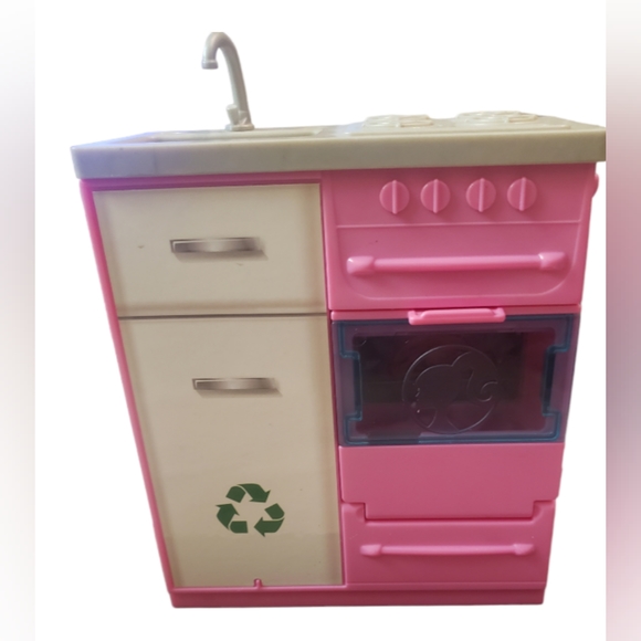Barbie | Toys | 28 Barbie Dreamhouse Kitchen Stove Oven Sink Lights ...